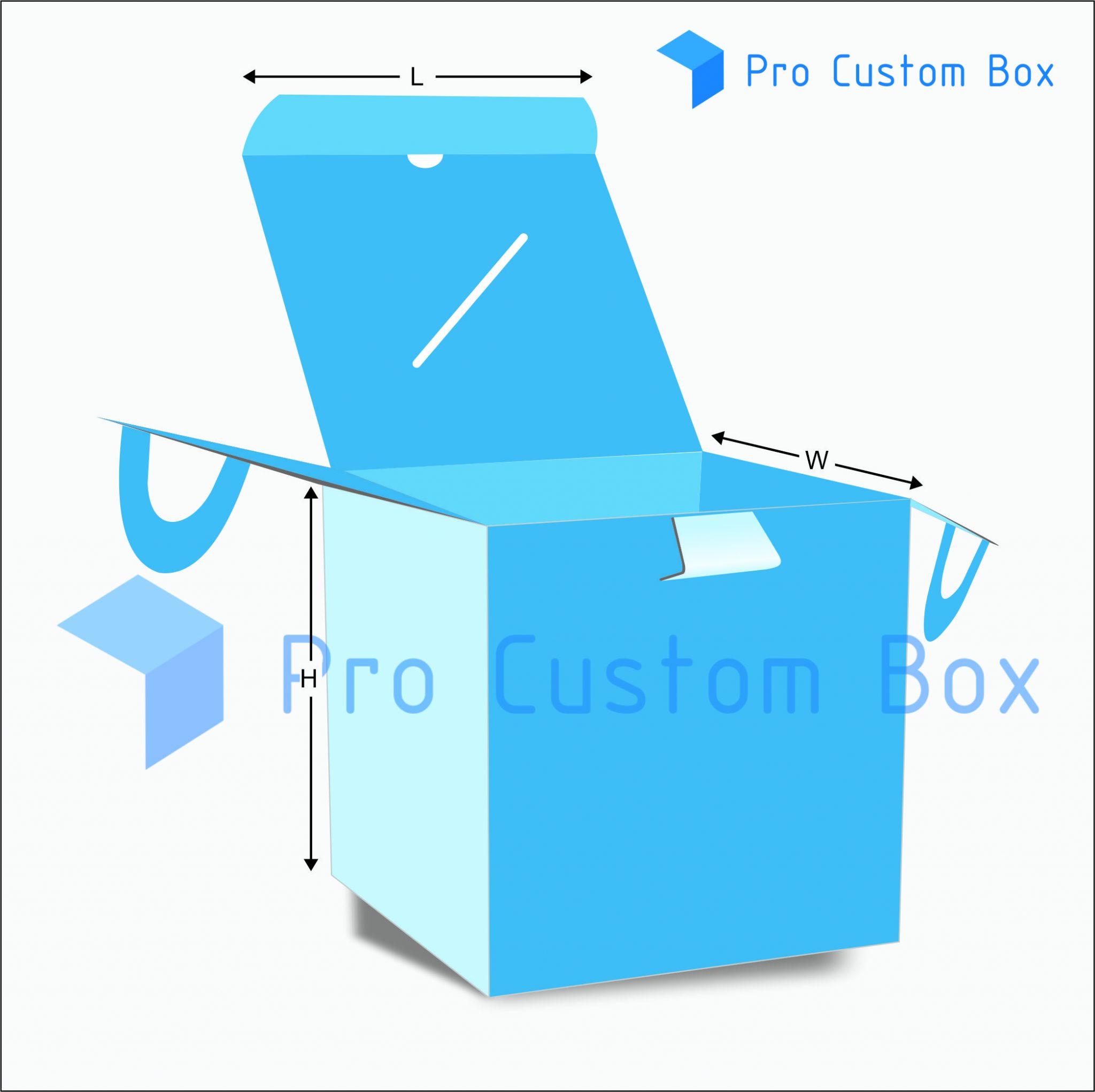 Custom Cube Shaped Carrier Boxes - Pro Custom Box