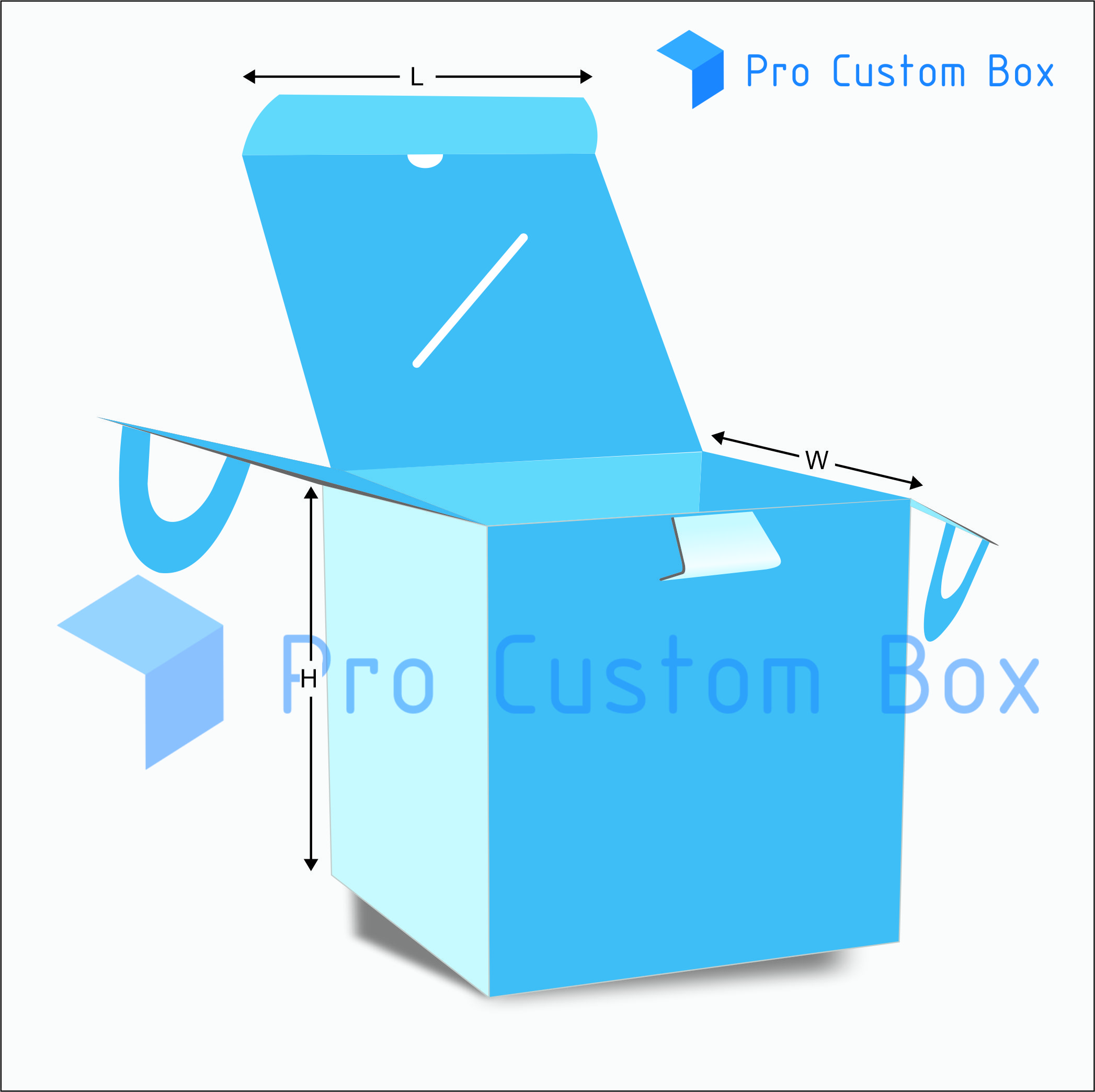 Custom Cube Shaped Carrier Boxes - Pro Custom Box