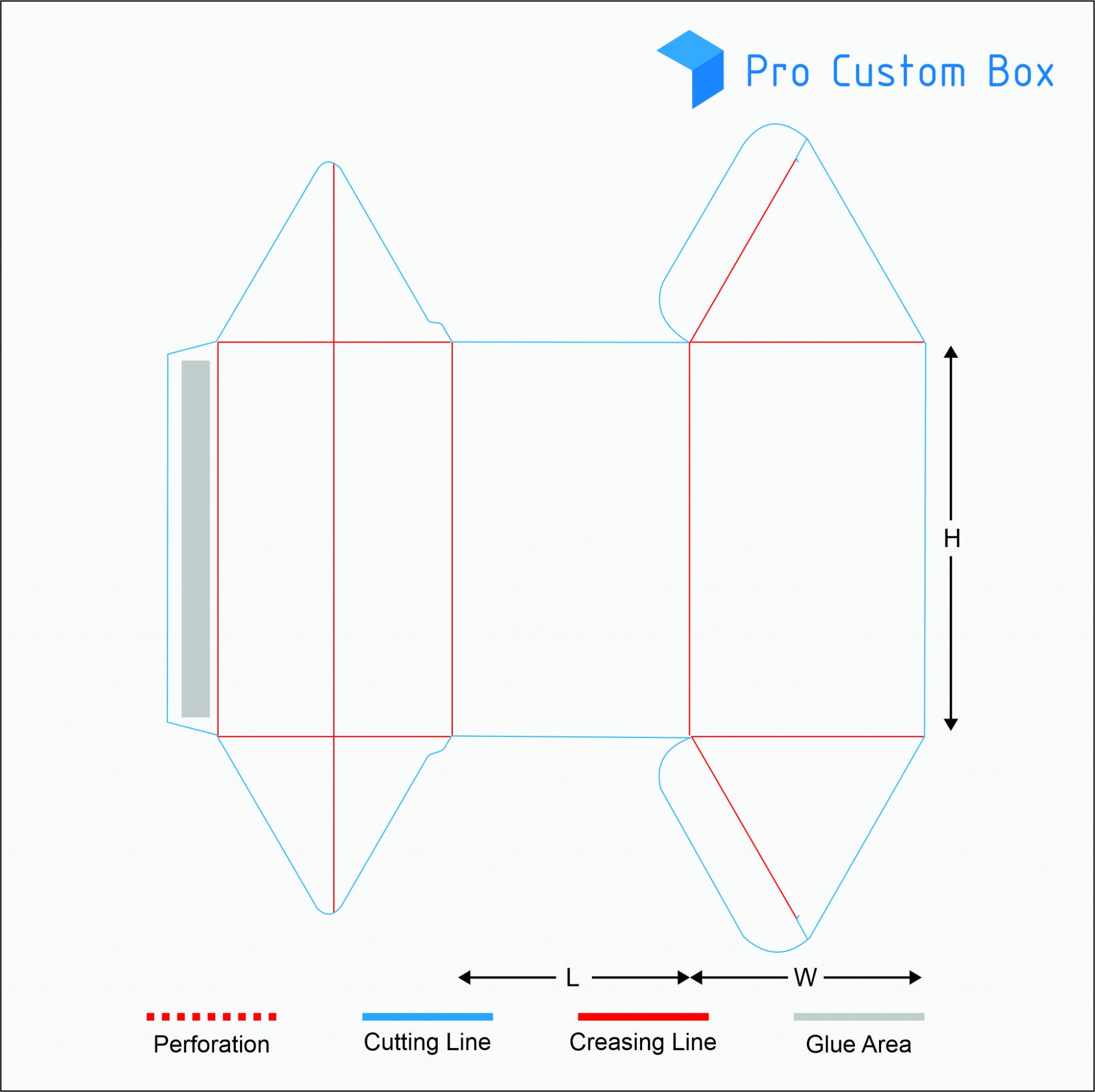 Custom Prism Shaped Boxes - Pro Custom Box