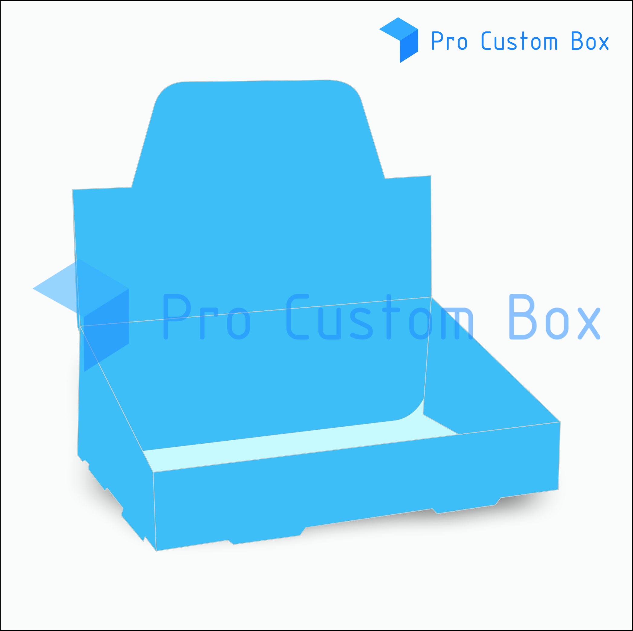 Self-Locked Counter Display Tray Boxes - Pro Custom Box