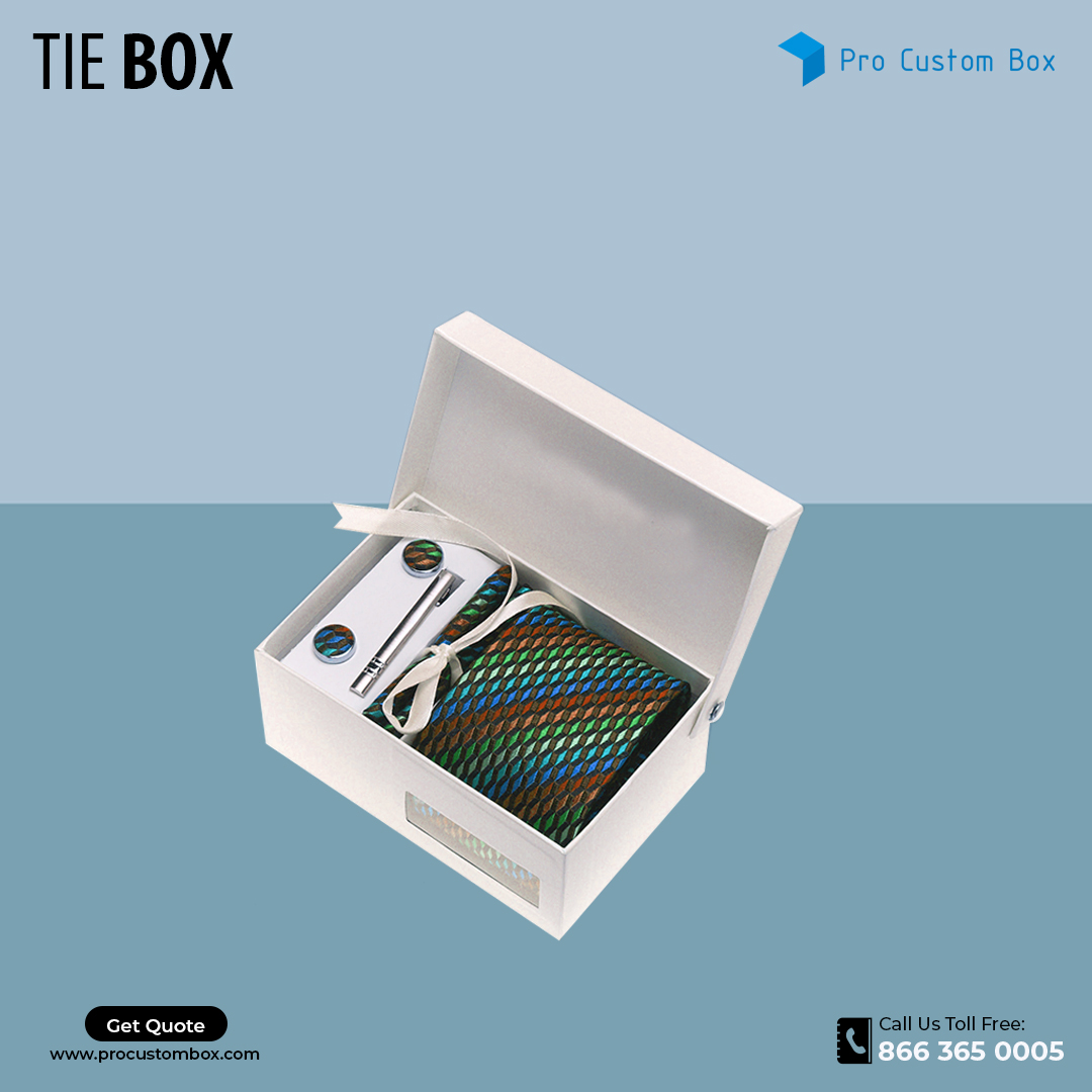 Custom Tie Boxes - Custom Tie Packaging Boxes Wholesale
