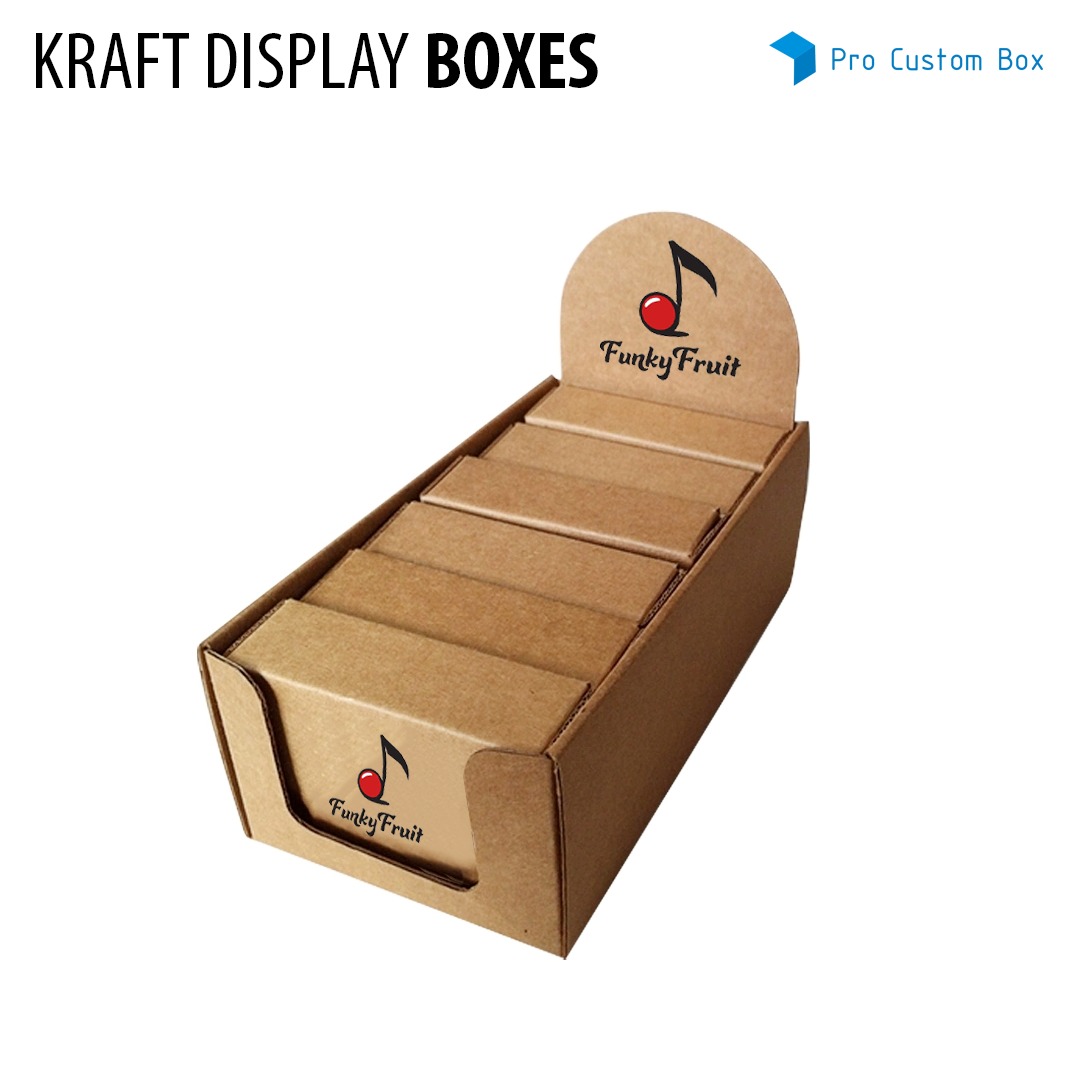 Custom Kraft Display Boxes Wholesale - Pro Custom Box